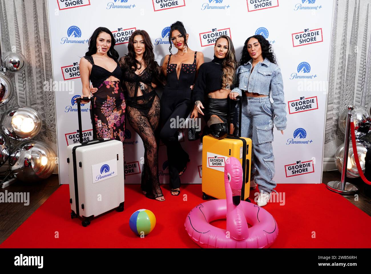 (left to right) Marnie Simpson, Chloe Ferry, Abbie Holborn, Chantelle ...