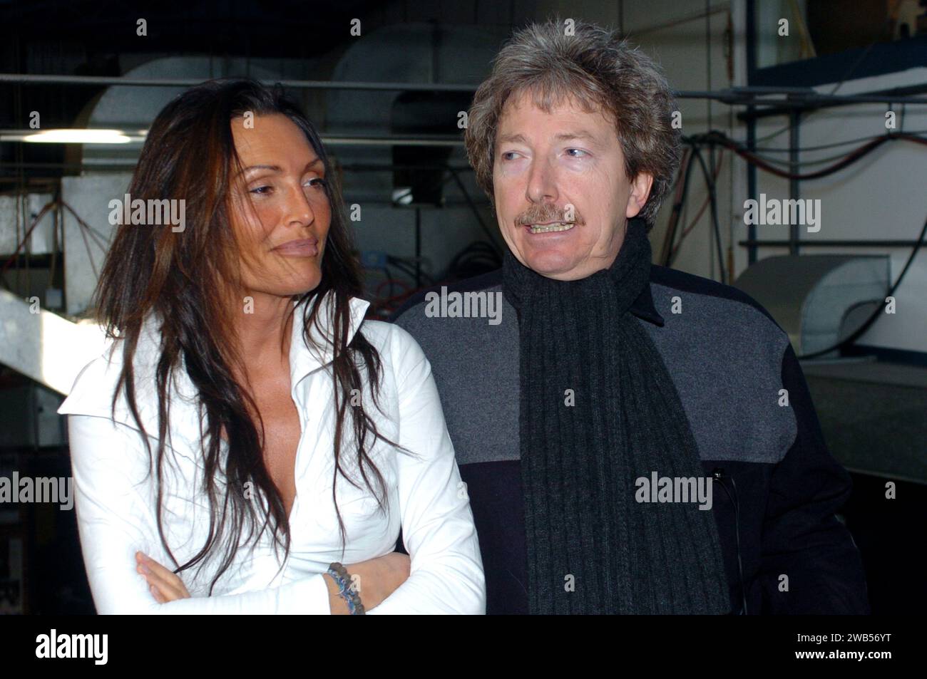 Milan Italy 2004-01-20 : Fabio Concato and Anna Oxa, Italian singers ...