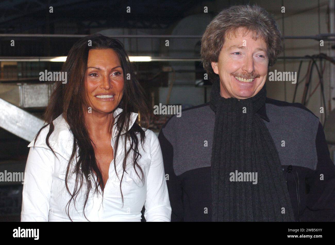 Milan Italy 2004-01-20 : Fabio Concato and Anna Oxa, Italian singers ...