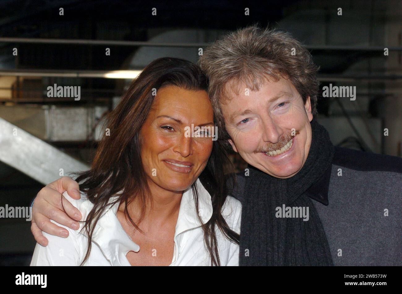 Milan Italy 2004-01-20 : Fabio Concato and Anna Oxa, Italian singers ...