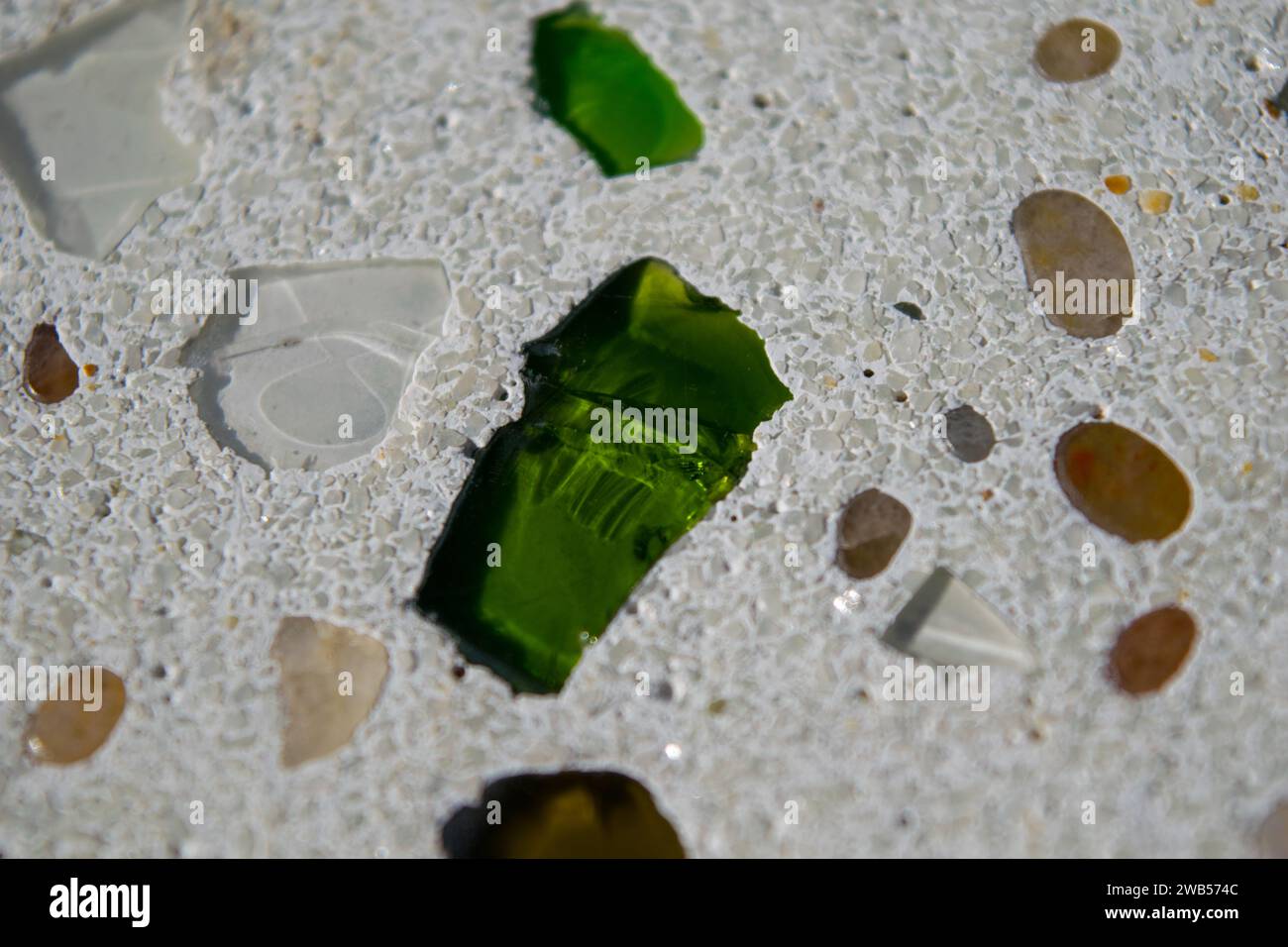 Embedded Glass Seat Stock Photo - Alamy