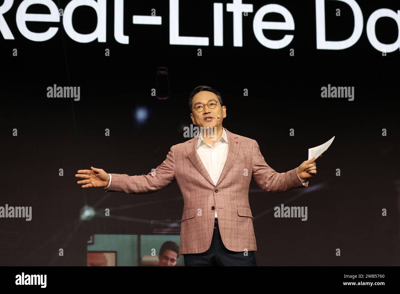 Las Vegas, United States. 08th Jan, 2024. William (Joowan) Cho, CEO LG ...
