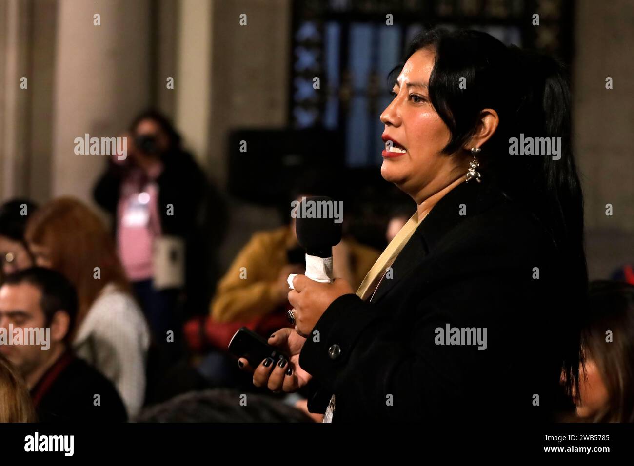 January 8, 2024, Mexico City, Mexico: The investigative journalist from ...