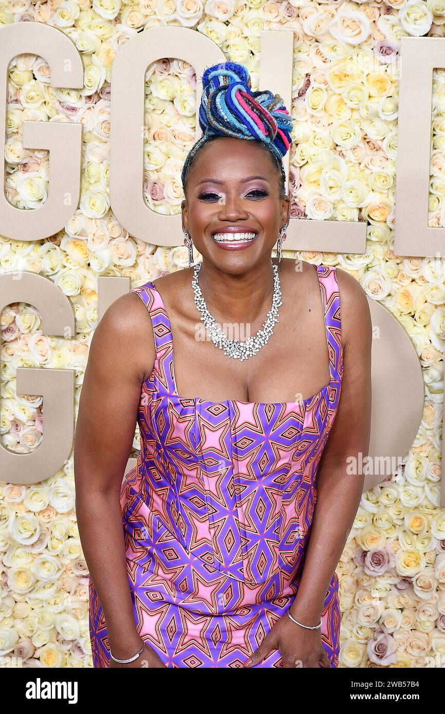 Beverly Hills, USA. 08th Jan, 2024. Erika Alexander attends the 81st ...