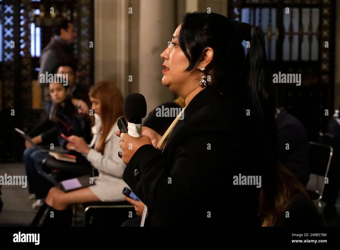 January 8, 2024, Mexico City, Mexico: The investigative journalist from ...