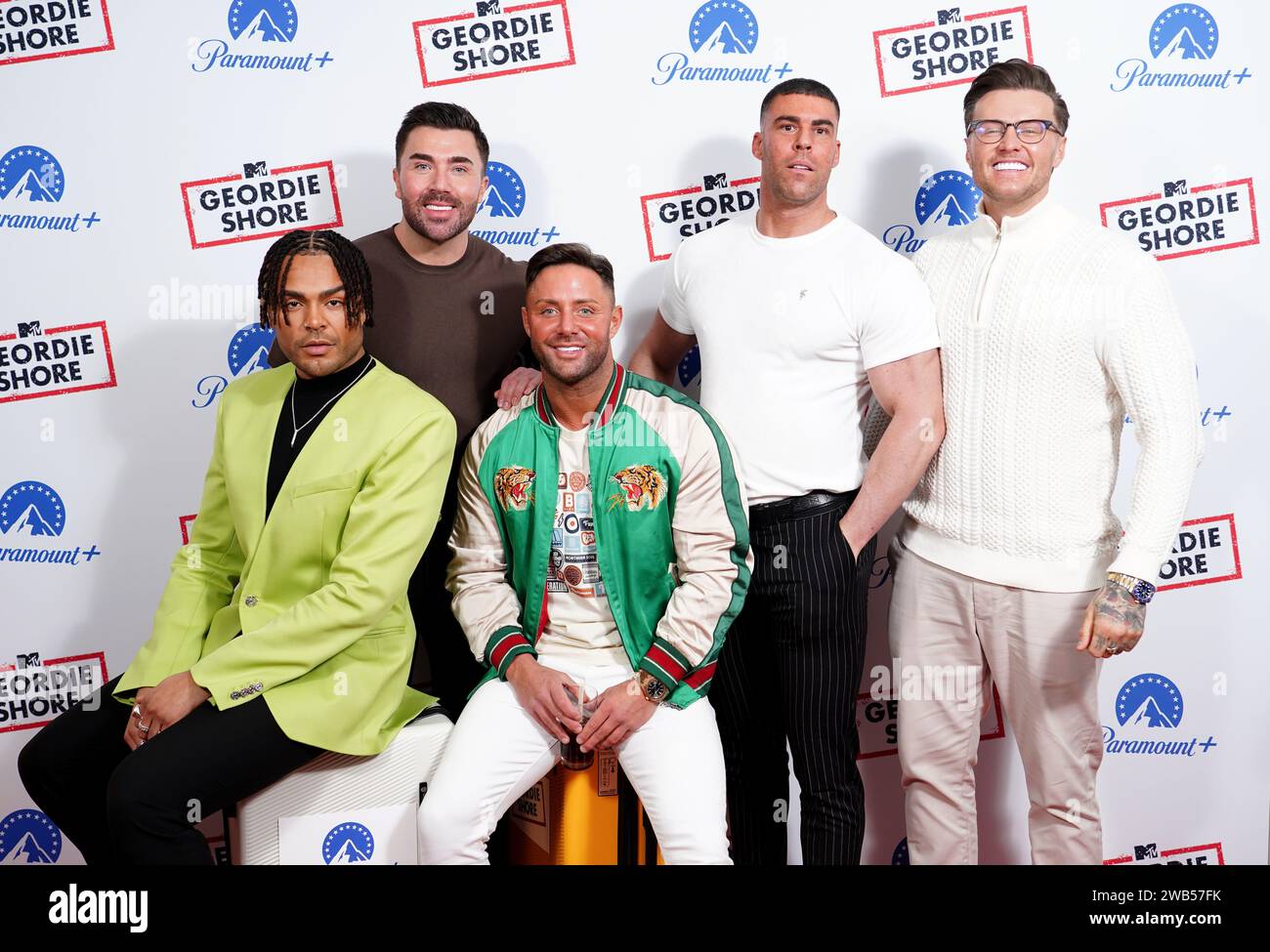 (left to right) Nathan Henry, James Tindale, Ricci Guarnaccio, Jay Gardner and Kyle Christie ...