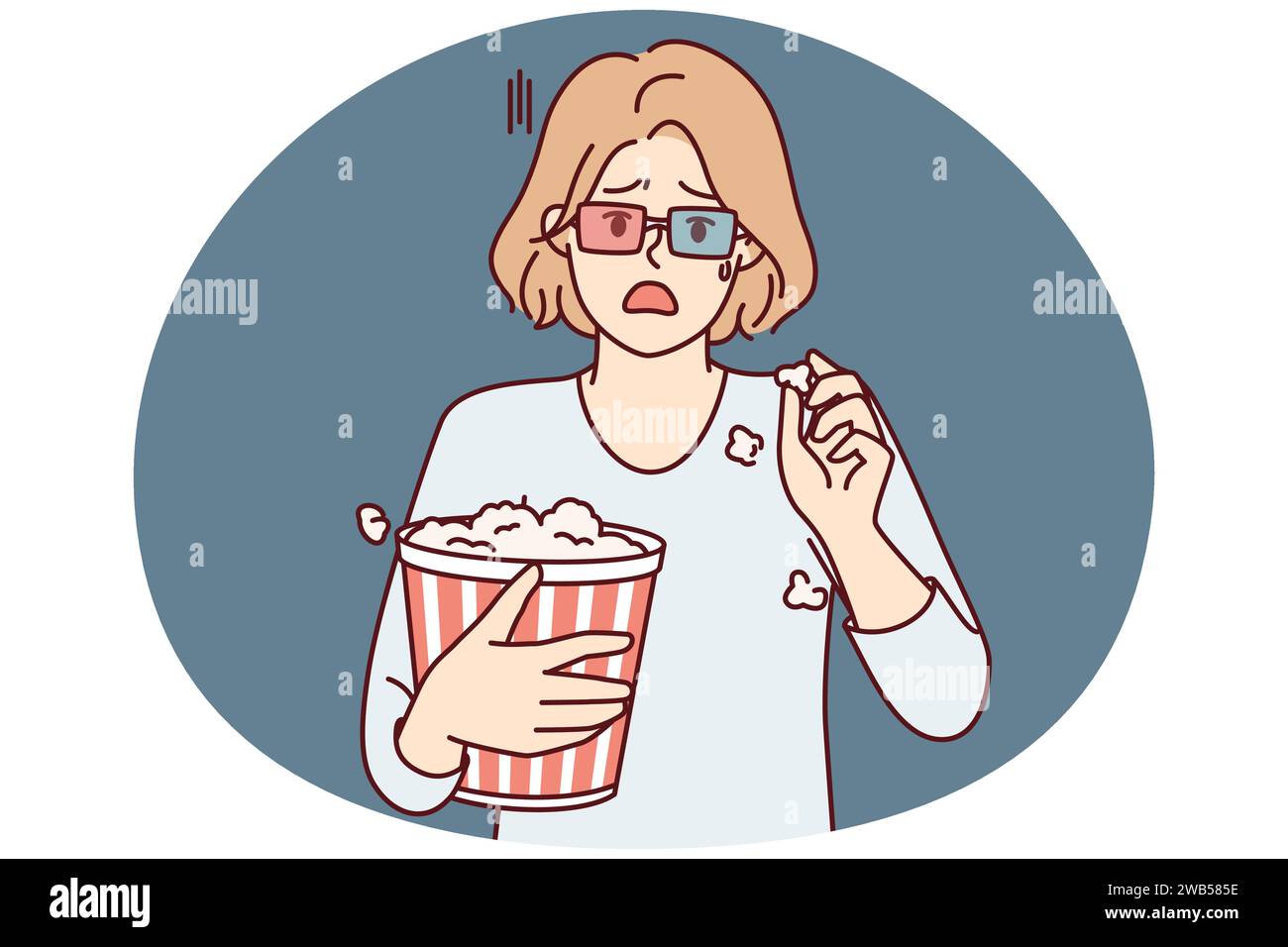 Beautiful fair haired Stock Vector Images - Alamy