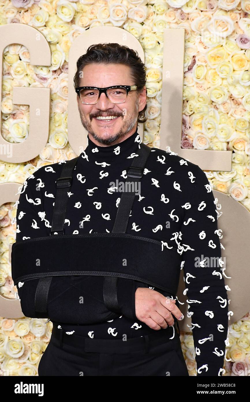 Beverly Hills, USA. 08th Jan, 2024. Pedro Pascal attends the 81st ...