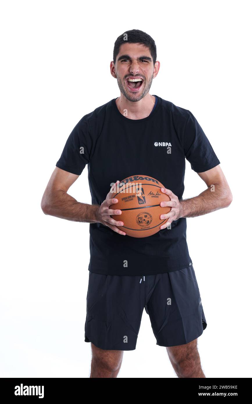 Santi Aldama poses for a portrait on October 3, 2023 in Memphis ...