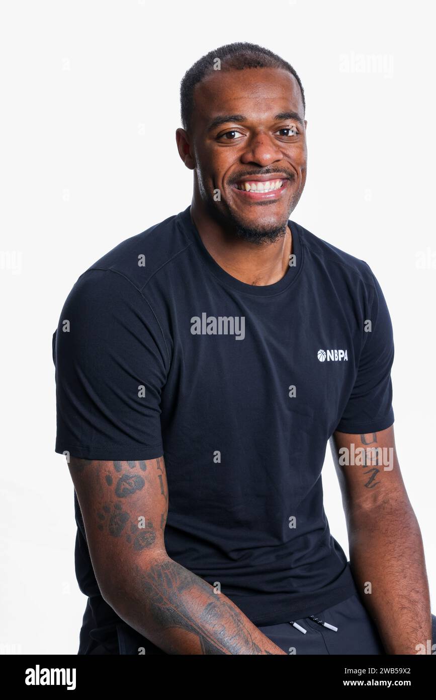 Xavier Tillman poses for a portrait on October 3, 2023 in Memphis ...