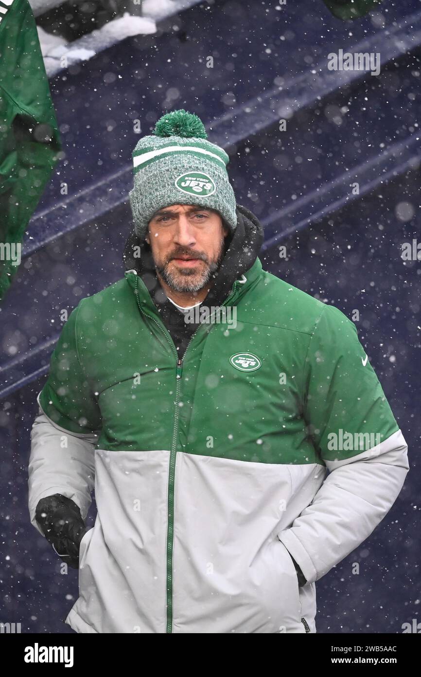 Aaron rodgers jets 2024 hi-res stock photography and images - Alamy