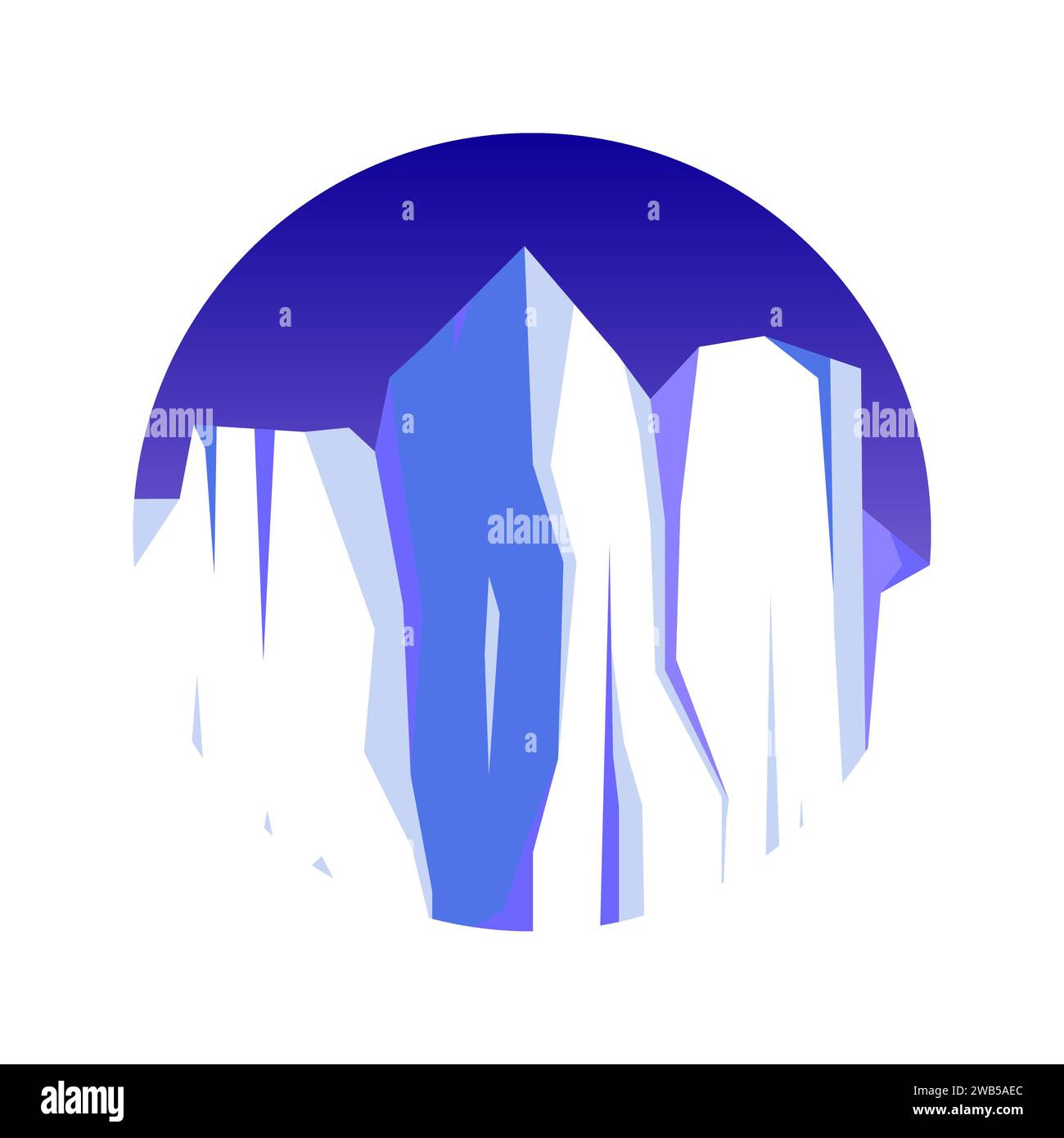 Snowy landscape deep winter Cut Out Stock Images & Pictures - Alamy