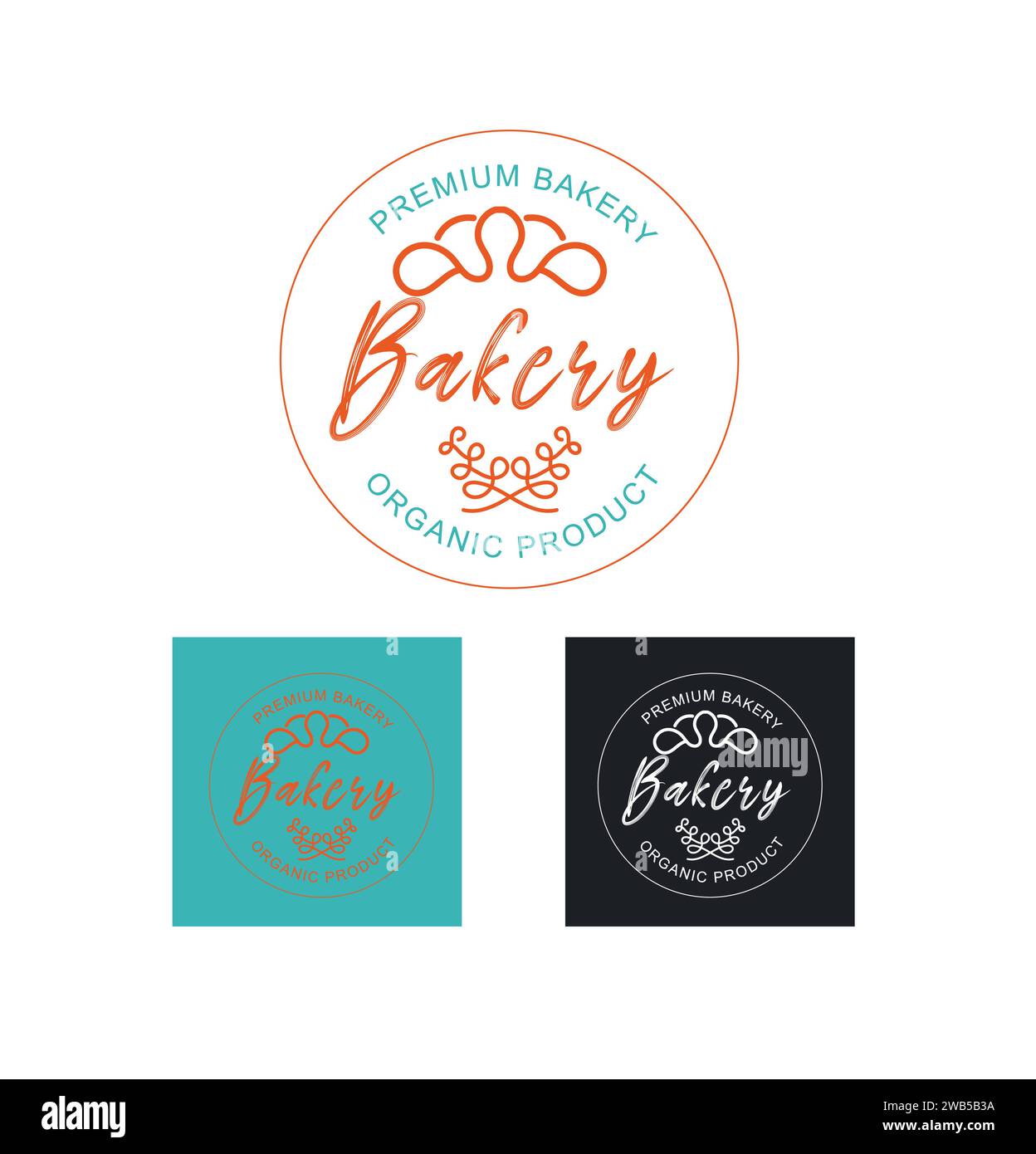 bakery logo design Stock Vector Image & Art - Alamy