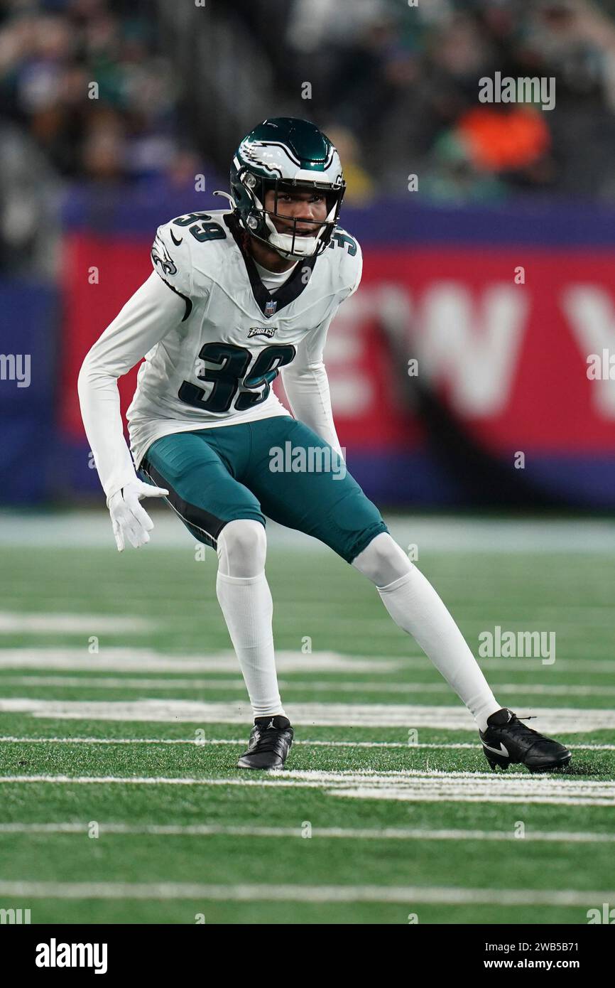 Philadelphia Eagles cornerback Eli Ricks (39) during an NFL football ...