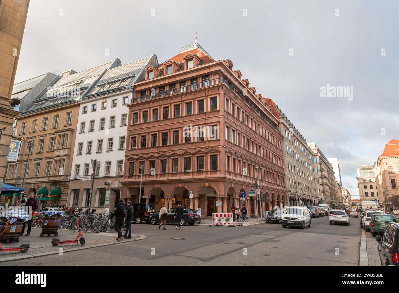 Friedrichstrasse office building architecture hi-res stock photography ...