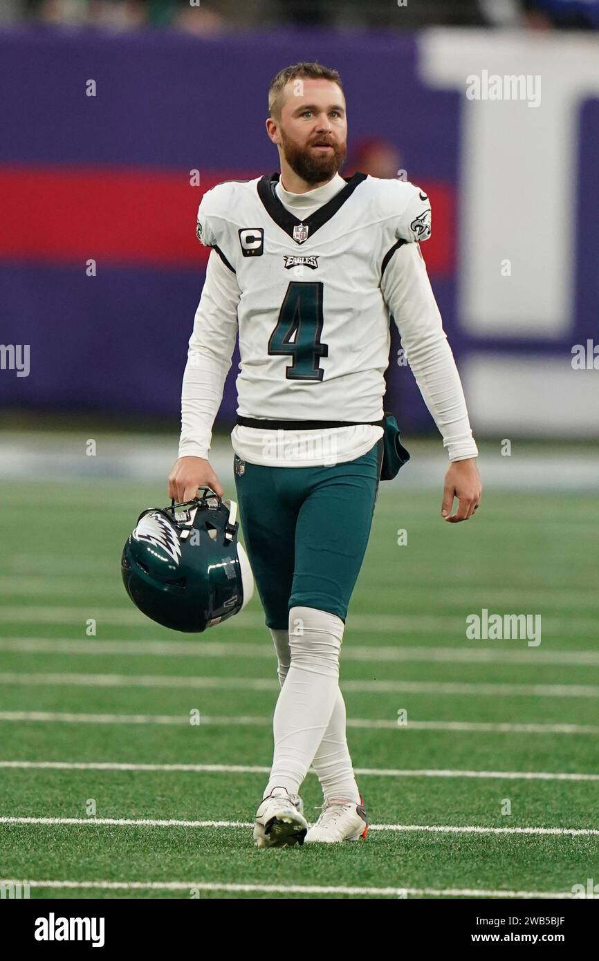 Philadelphia Eagles place kicker Jake Elliott (4) during an NFL ...