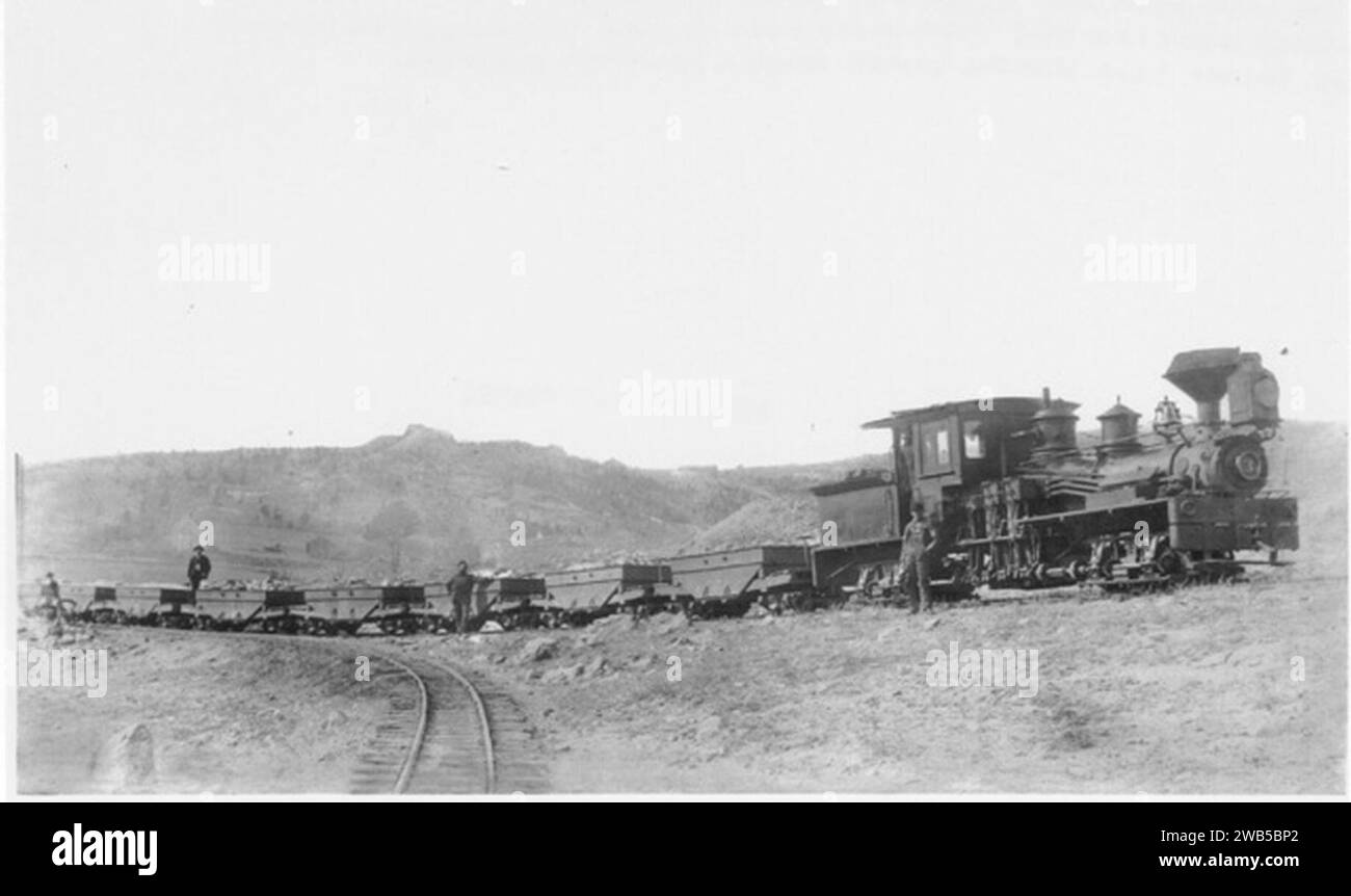 (1.45) Gilpin Tram, Quartz Hill Mine branch and mainline to Black Hawk ...