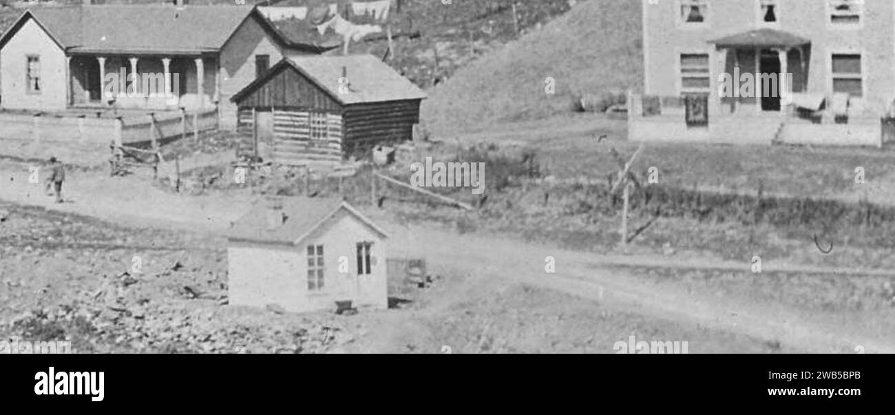 (1.65) Gilpin Tram, level crossing at Russell Gulch road Stock Photo ...