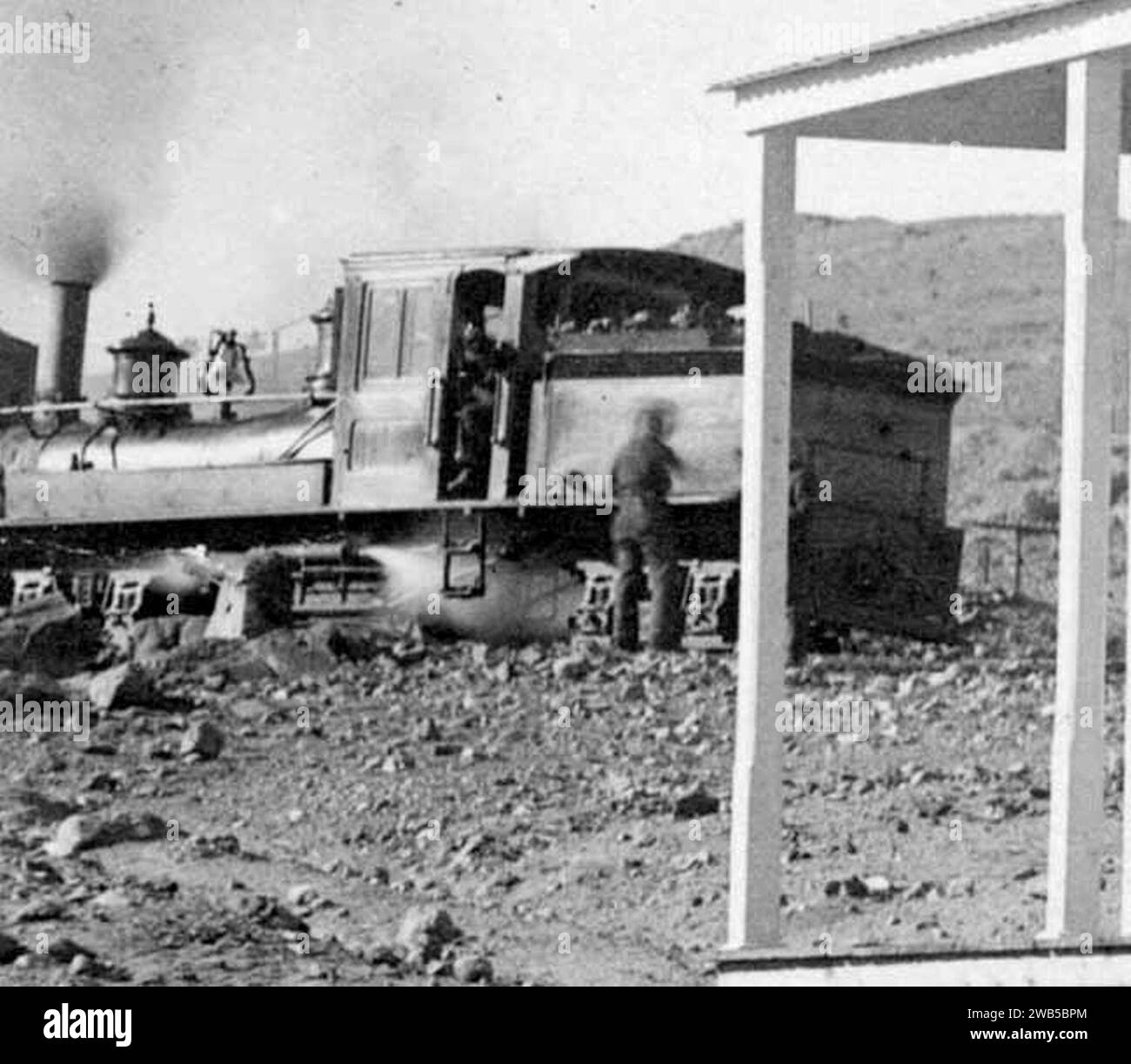 (1.58) Gilpin Tram, Shay No 5 Stock Photo - Alamy