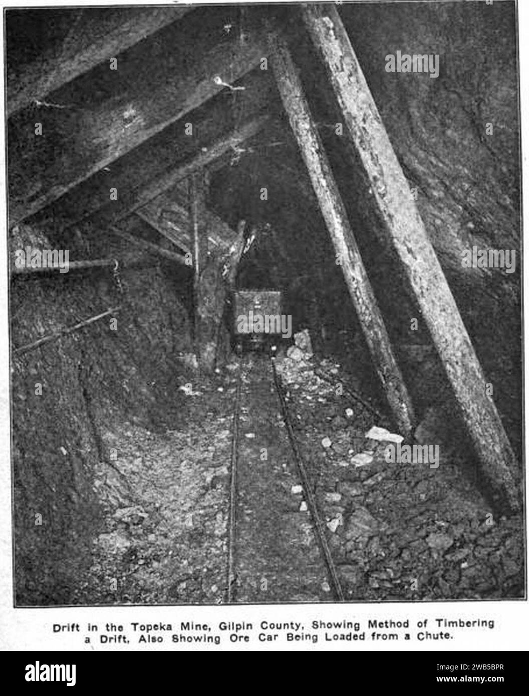 Drift mine Black and White Stock Photos & Images - Alamy