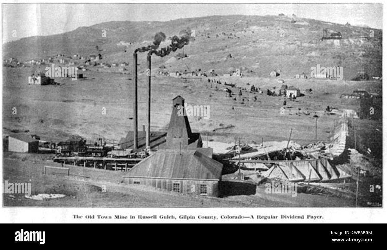 (1.75) Gilpin Tram, Shay No 5 at Old Town Mine Stock Photo - Alamy