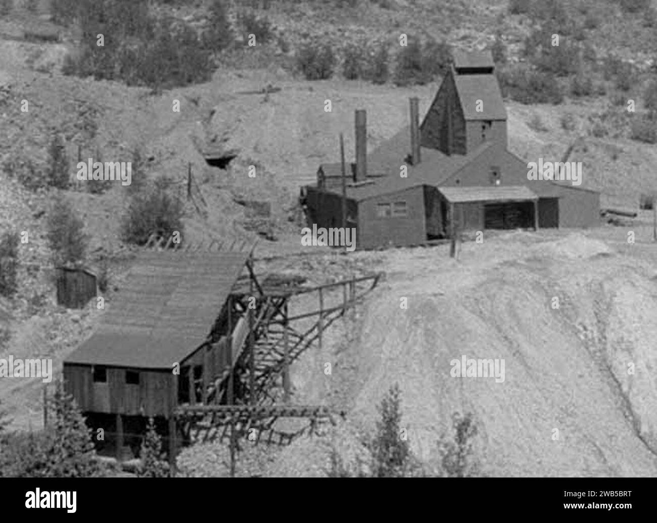 (1.59) Gilpin Tram, Kirk Mine on Quartz Hill Stock Photo - Alamy