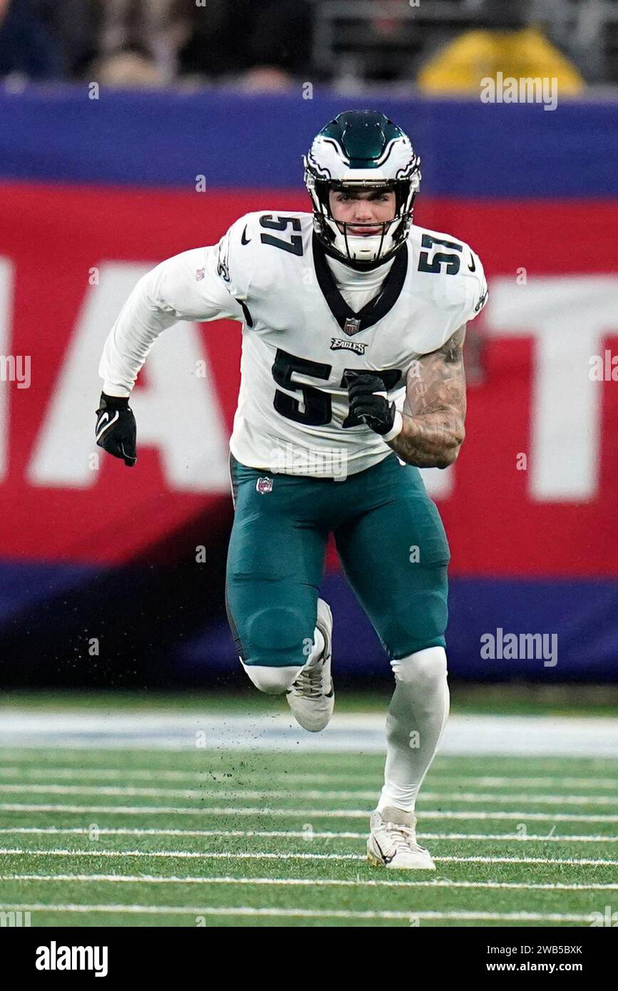 Philadelphia Eagles linebacker Ben VanSumeren (57) during an NFL ...