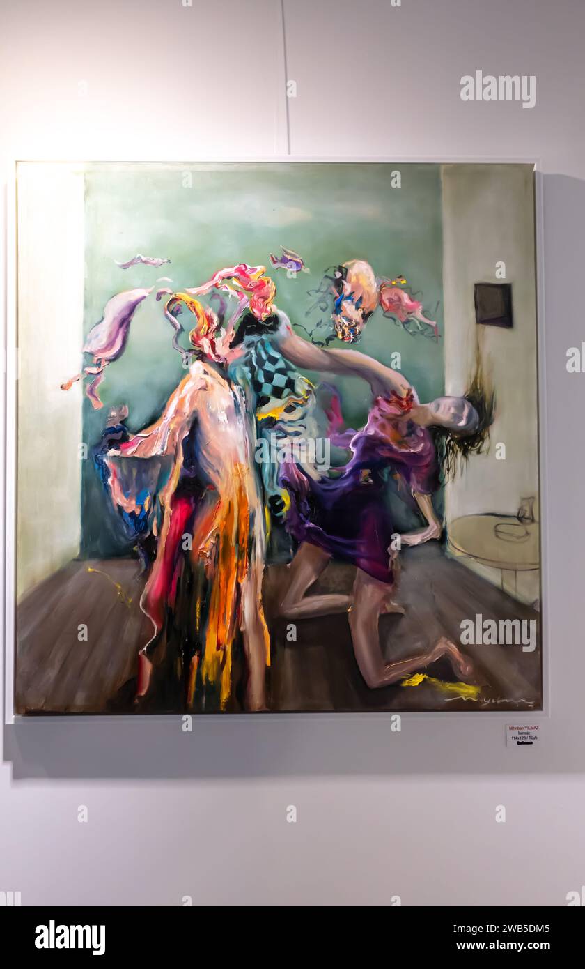 Painting by modern Turkish artist Mihriban Yilmaz - Isimsiz. Sanatlar ...