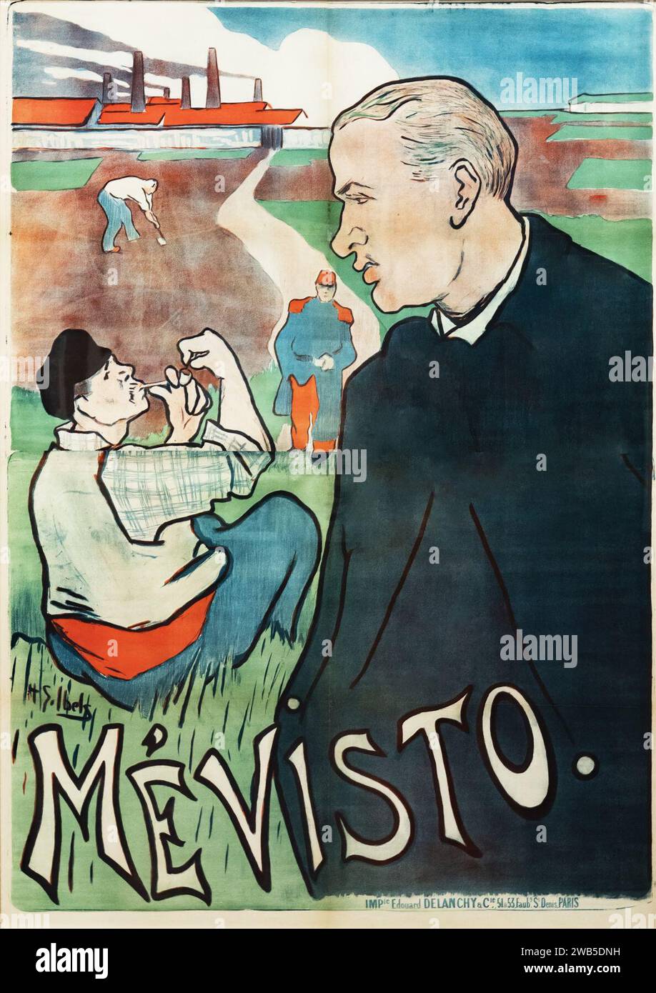 (Albi) Mévisto - Henri-Gabriel Ibels 1892 Lithographie Stock Photo - Alamy