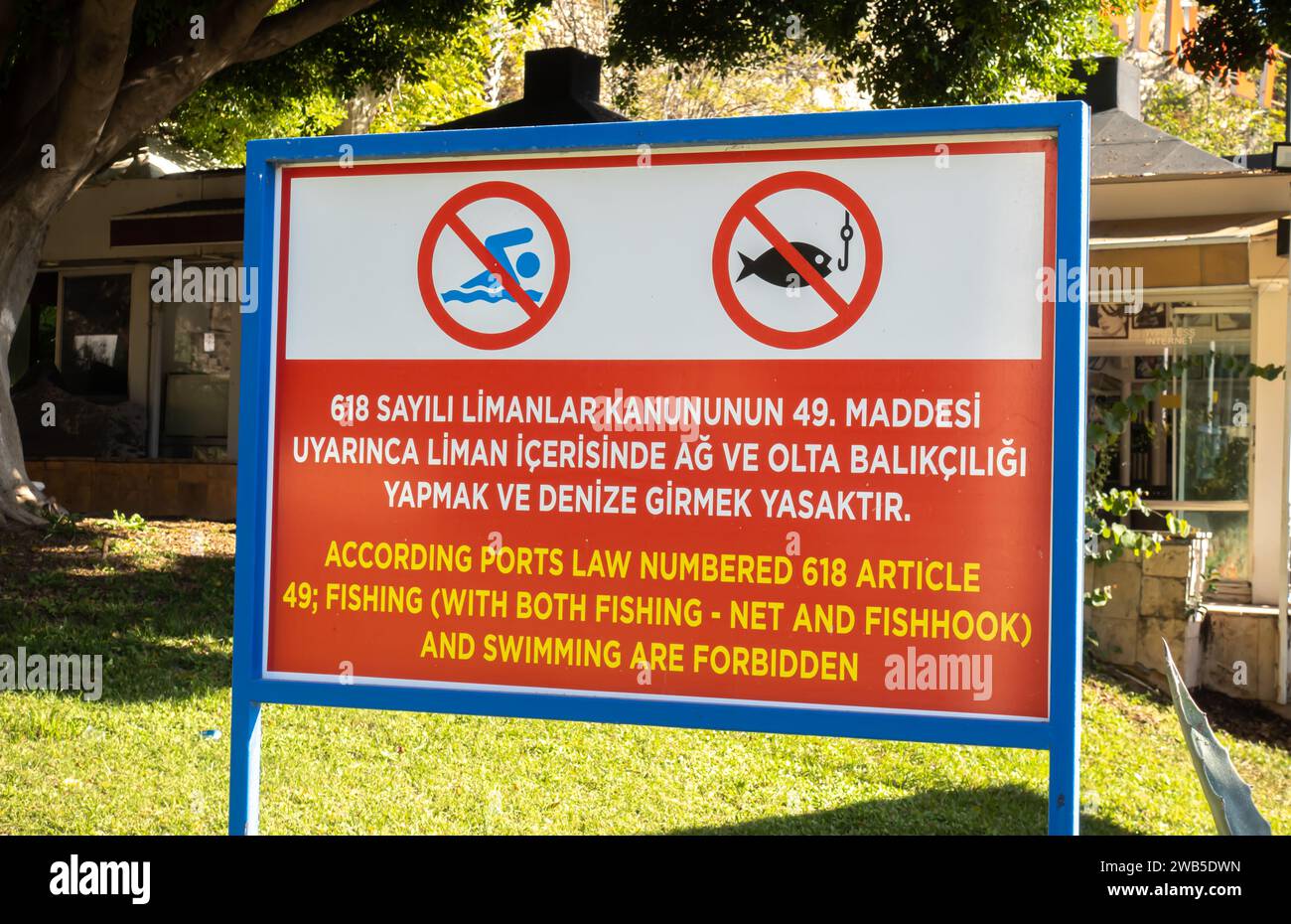 Turkish sign boards hi-res stock photography and images - Alamy