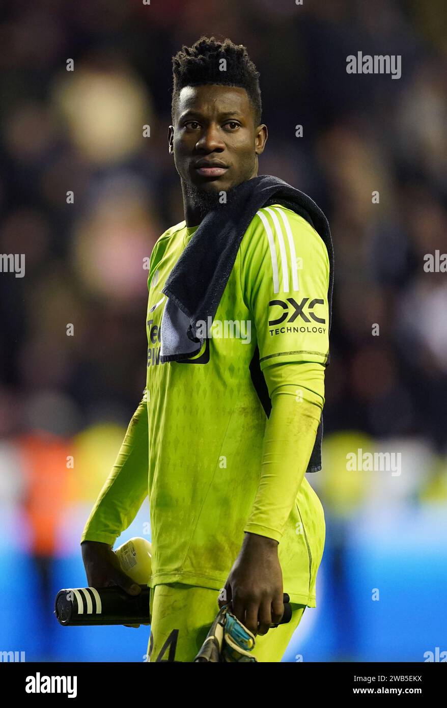 Manchester United goalkeeper Andre Onana after the Emirates FA Cup ...