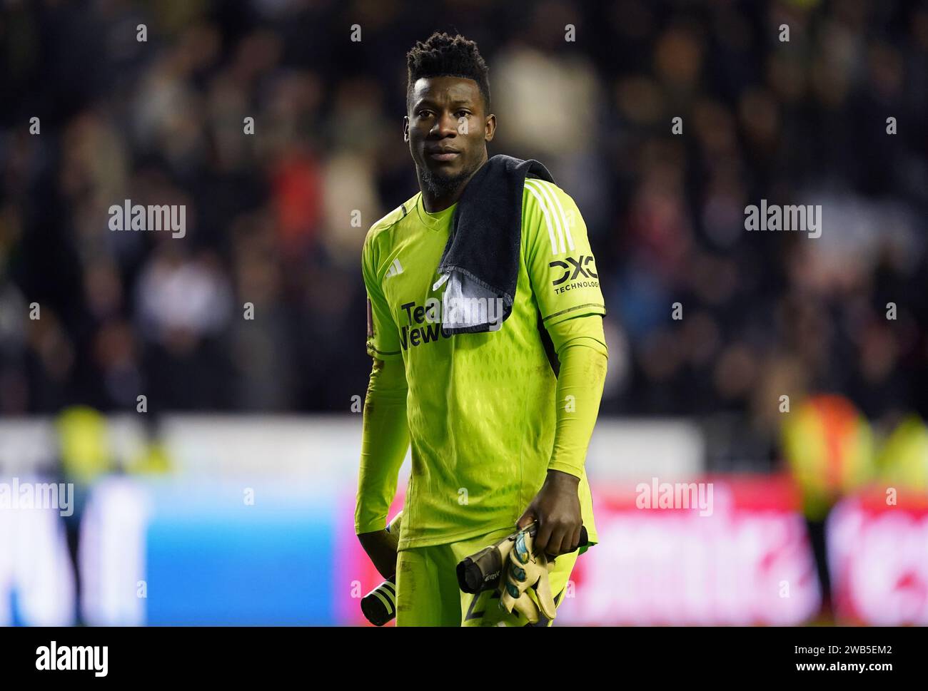 Manchester United goalkeeper Andre Onana after the Emirates FA Cup ...