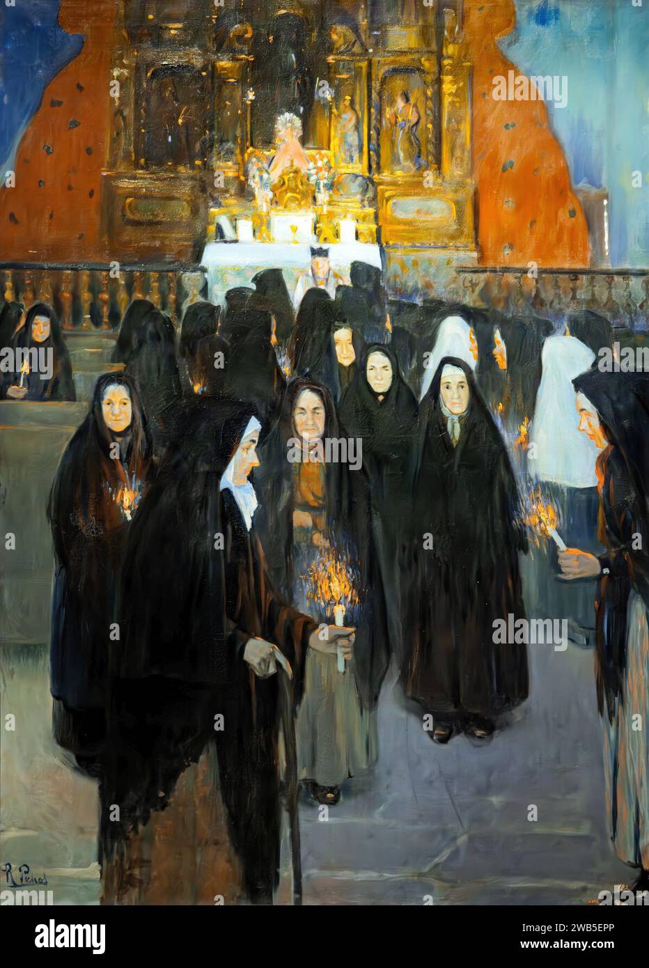 (Barcelona) Ofrena - Ramon Pichot Gironés Stock Photo - Alamy