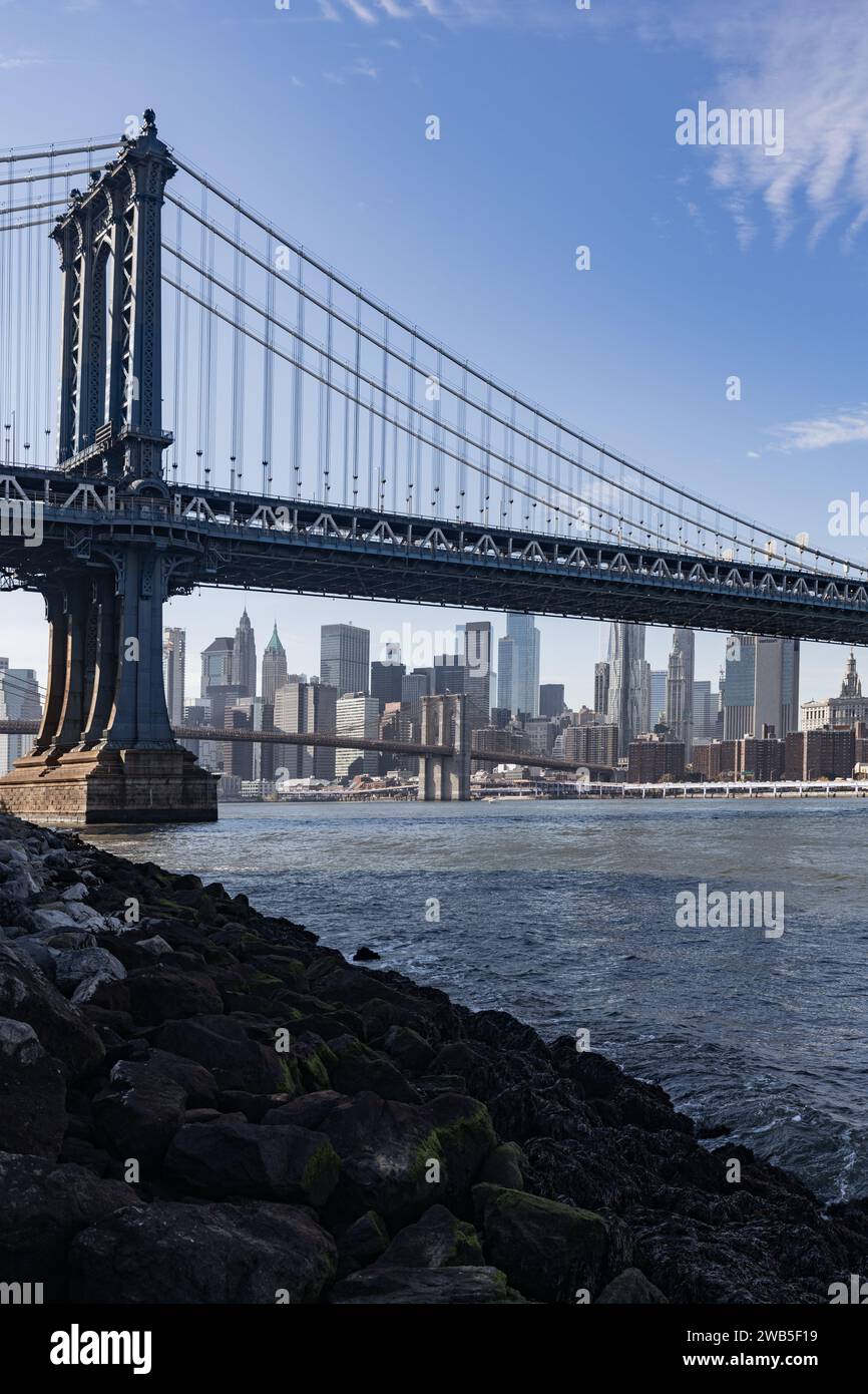 New York, Manhattan, bridges Stock Photo - Alamy