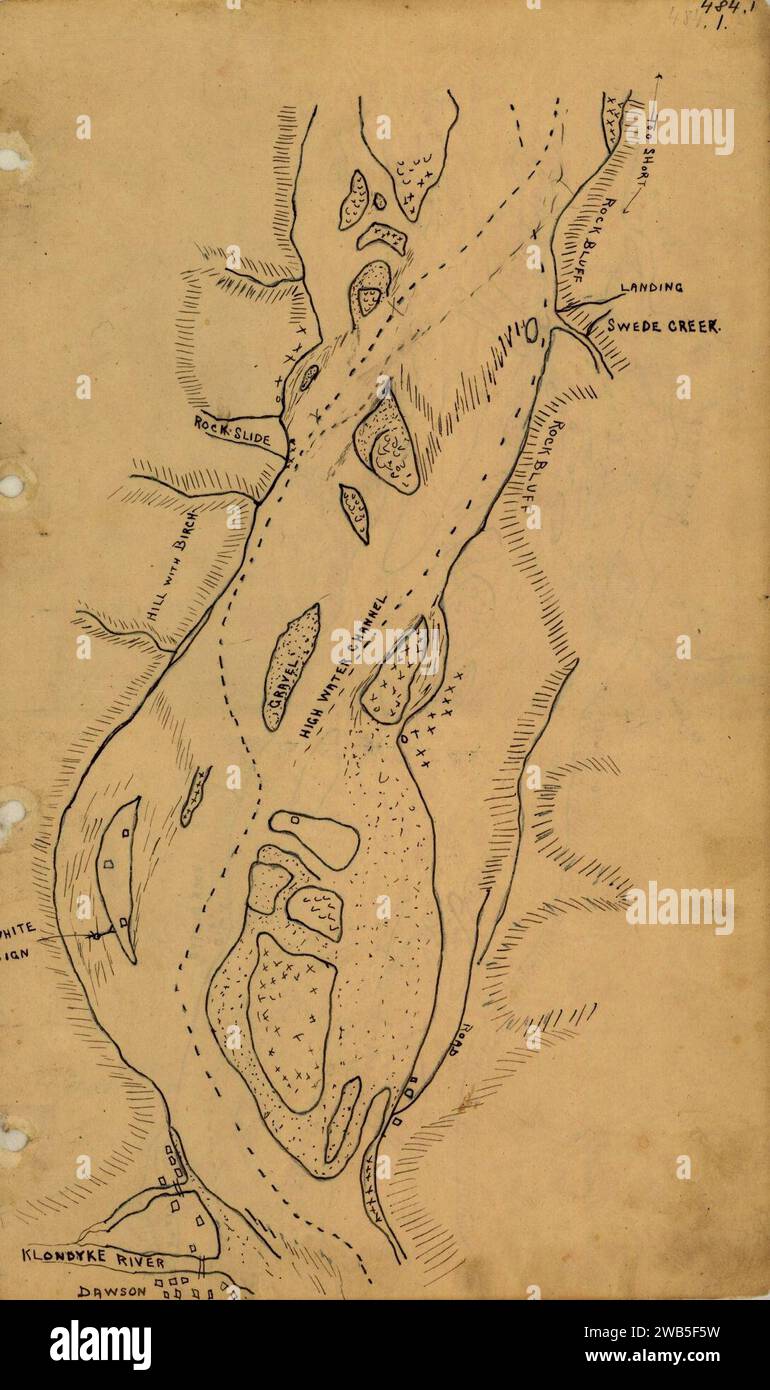(Book of running charts of the Yukon and Stewart rivers, 1913-1950 ...
