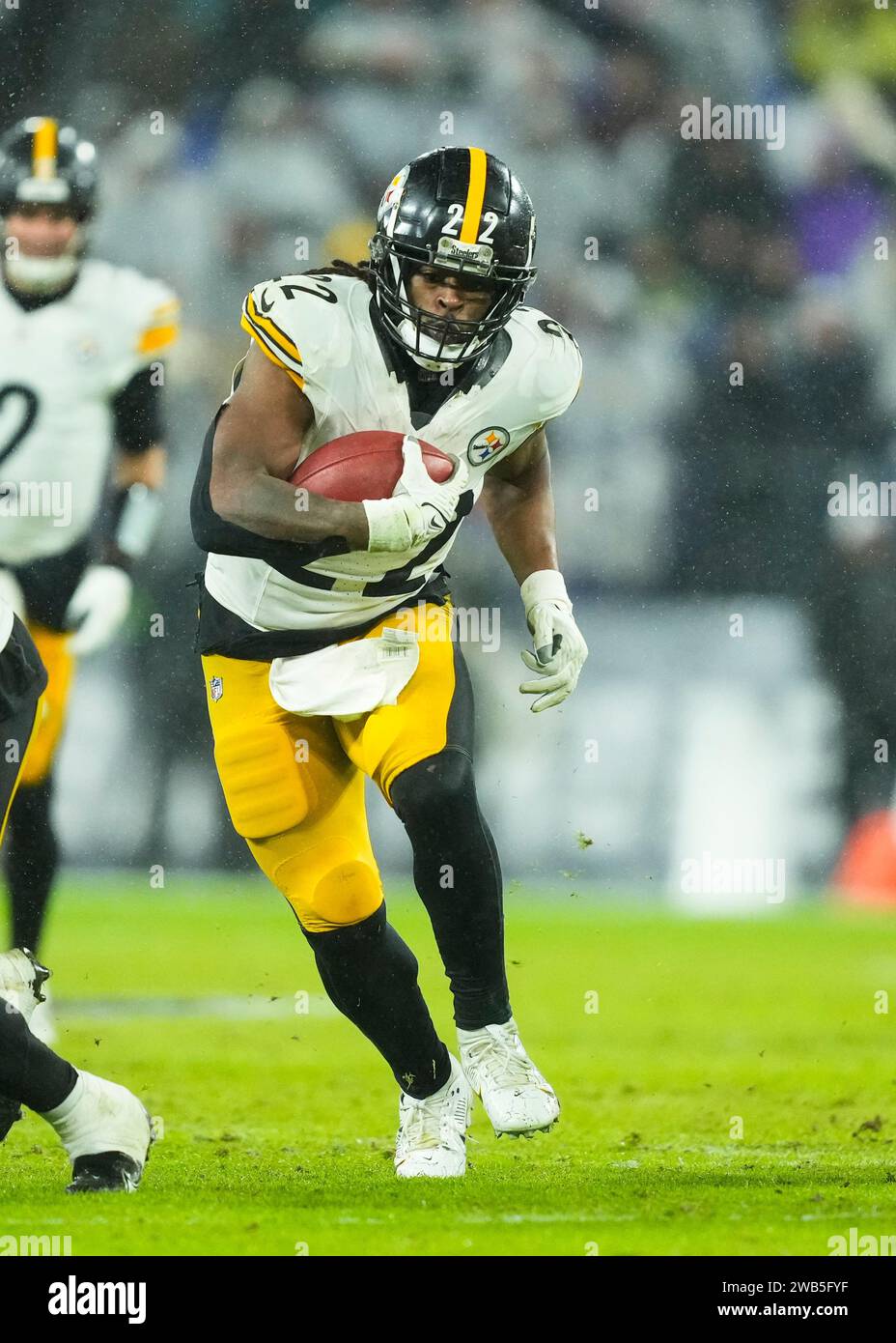Pittsburgh Steelers running back Najee Harris in action during an NFL ...