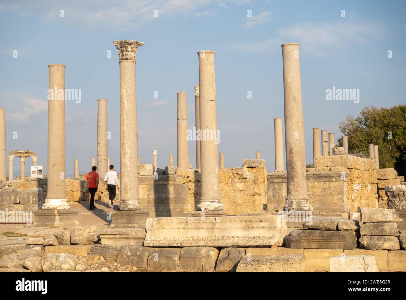Perga or perge an ancient lycian settlementt that later became hi-res ...