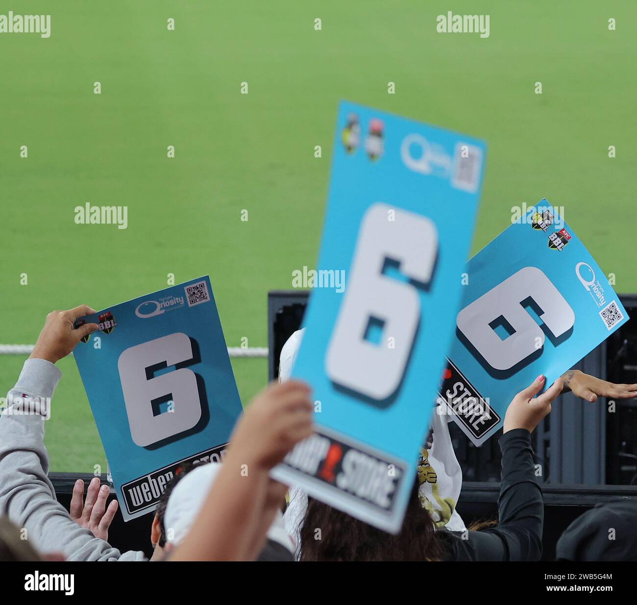 Brisbane, Australia. 7th Jan 2024. Fans enjoying the action during the ...