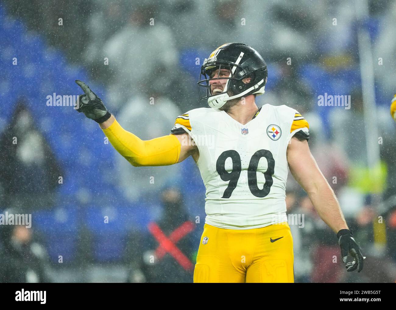 Pittsburgh Steelers linebacker T.J. Watt in action during an NFL ...