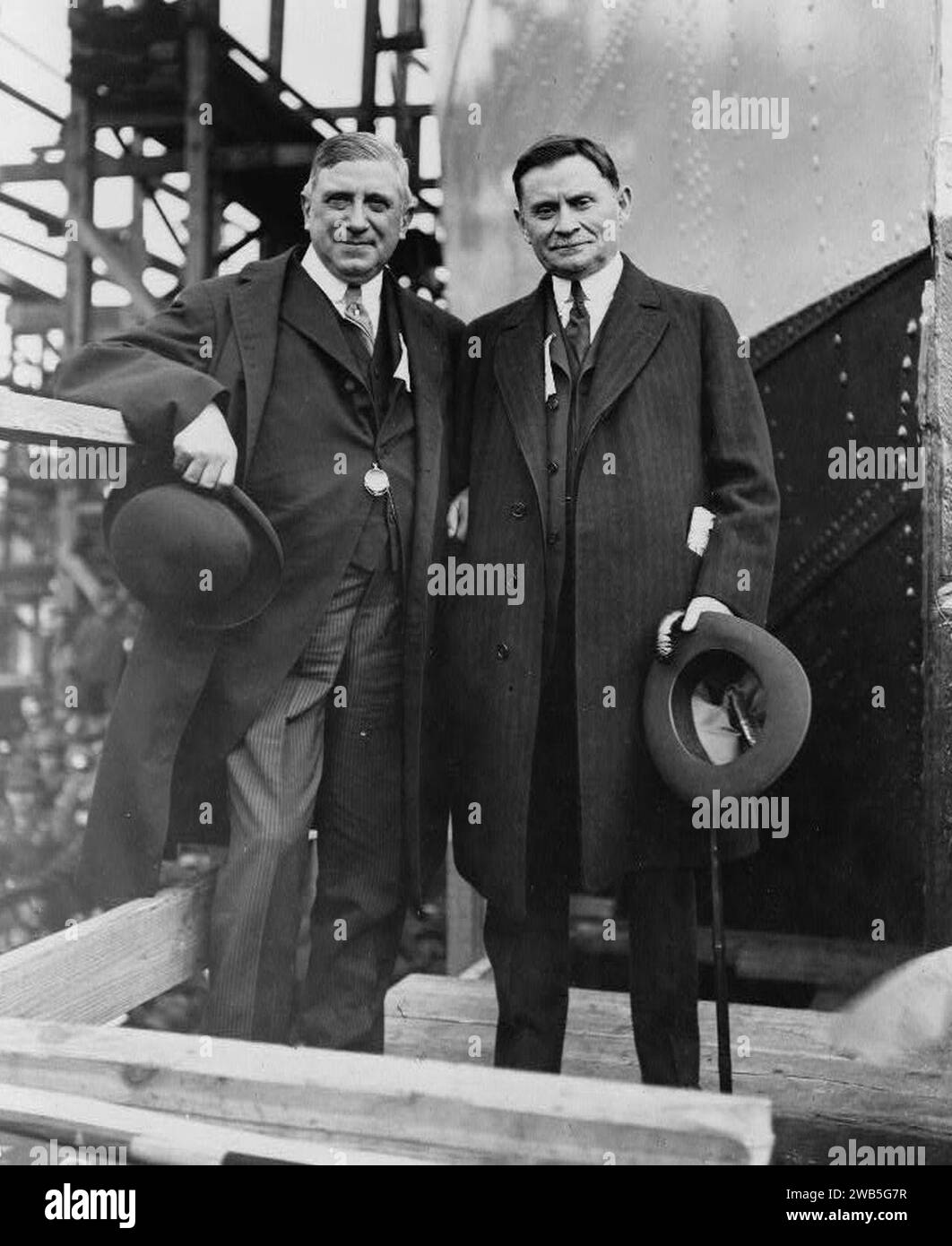 (Edward N. Hurley, full-length portrait, standing with Charles M ...