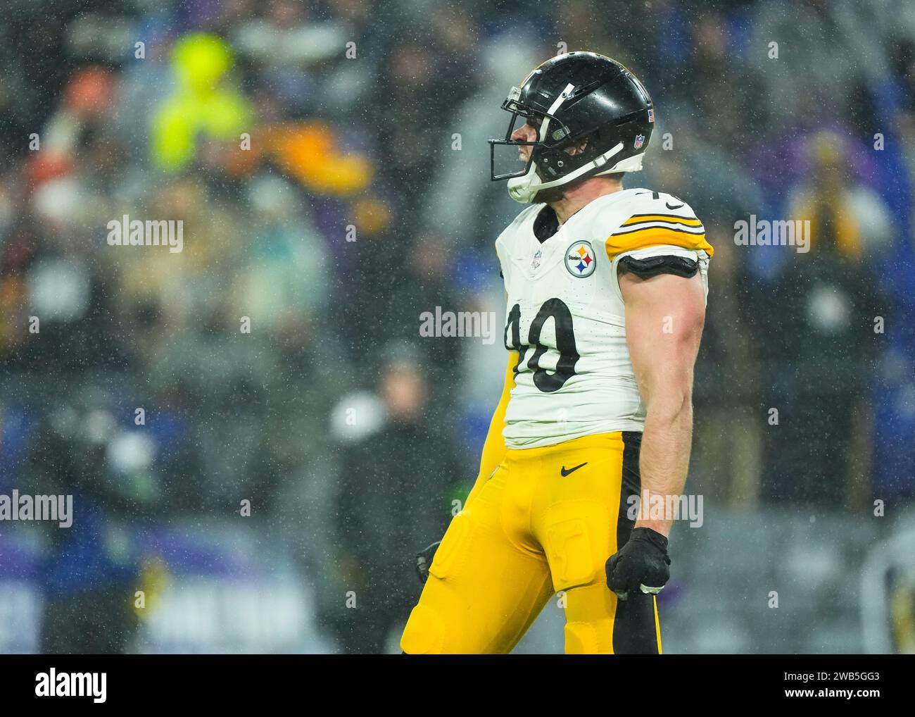 Pittsburgh Steelers linebacker T.J. Watt in action during an NFL ...