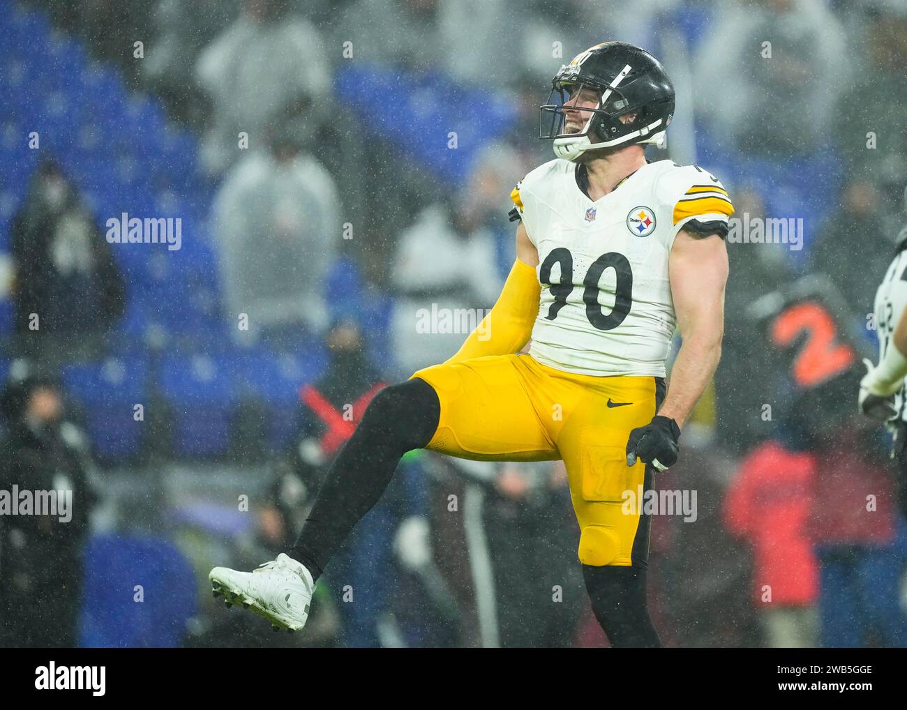 Pittsburgh Steelers linebacker T.J. Watt in action during an NFL ...