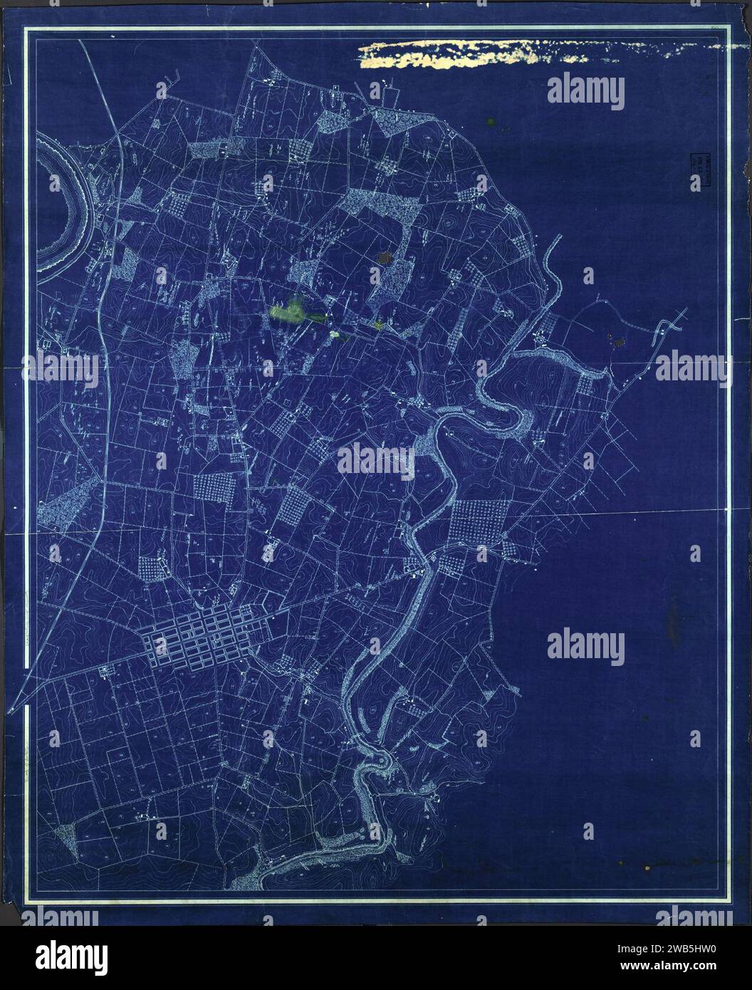 (Map of the battlefield of Antietam Stock Photo - Alamy