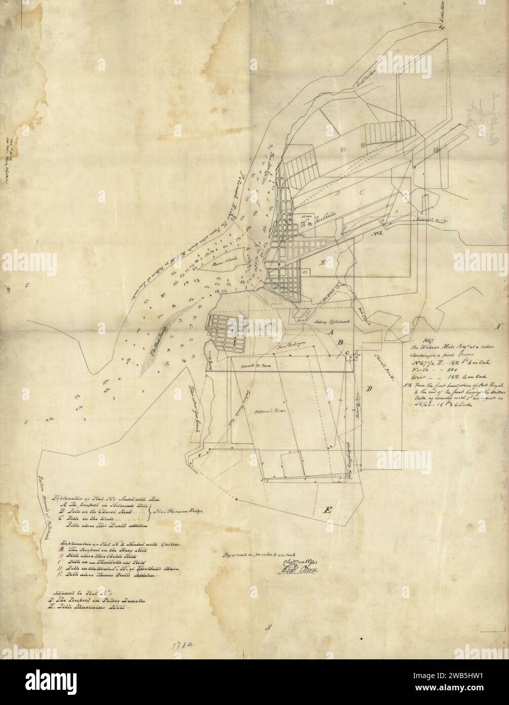 (Map of landholdings in the part of Prince George's County (Md.) that ...