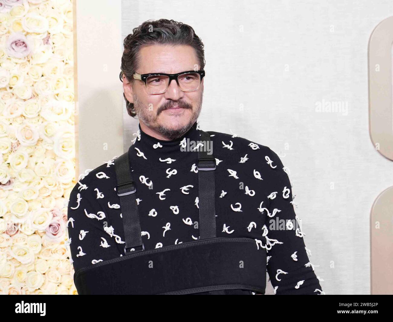 Los Angeles, USA. 07th Jan, 2024. Pedro Pascal attends the arrivals of ...