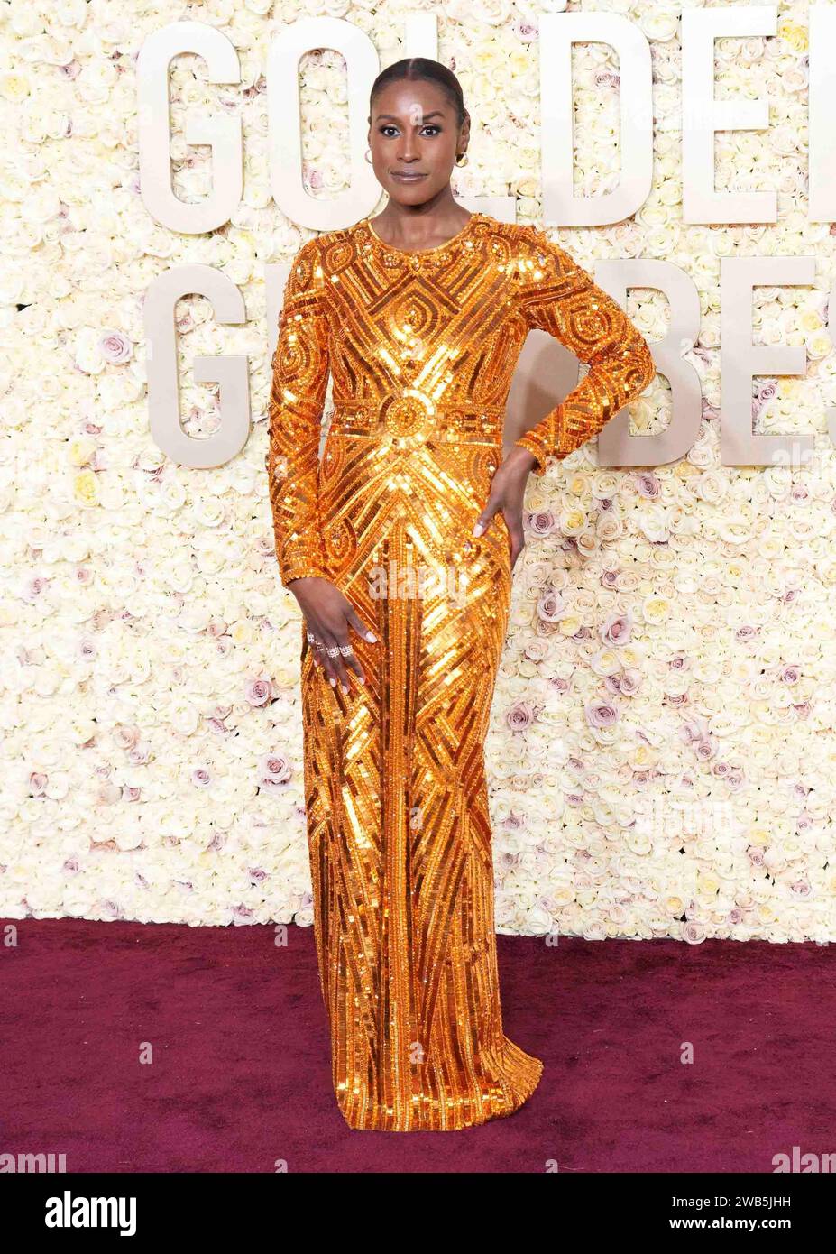 Los Angeles, USA. 07th Jan, 2024. Issa Rae attends the arrivals of The ...