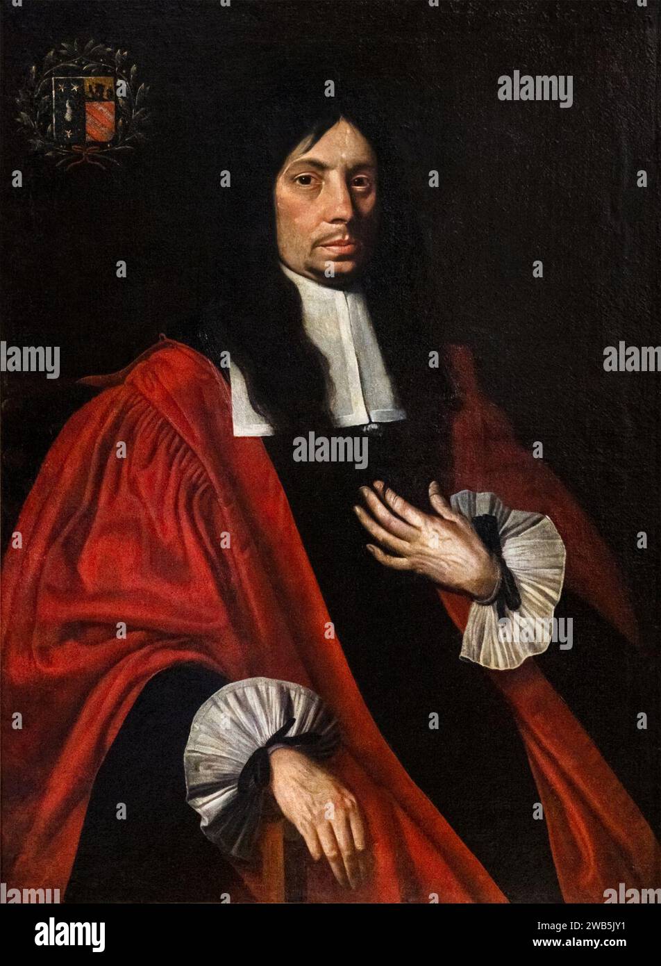 (Narbonne) Portrait d'André Rigaud, consul de Narbonne 1662 Stock Photo ...