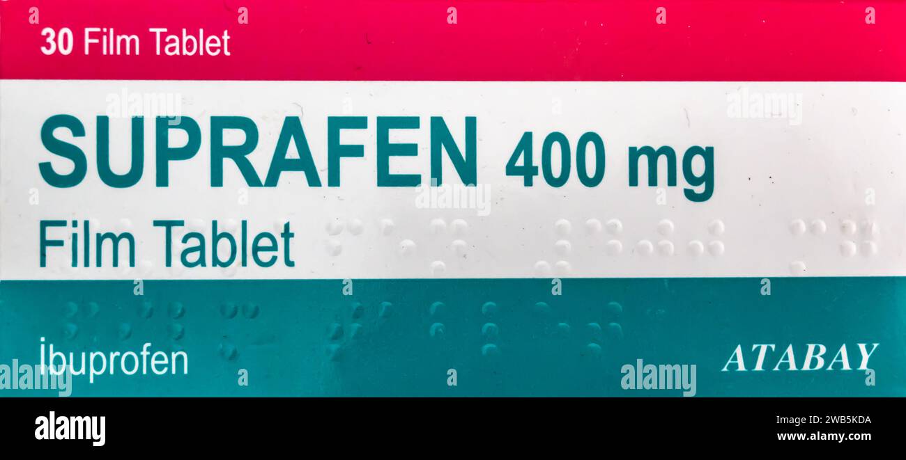 Ibuprofen 400mg tablets hi-res stock photography and images - Alamy