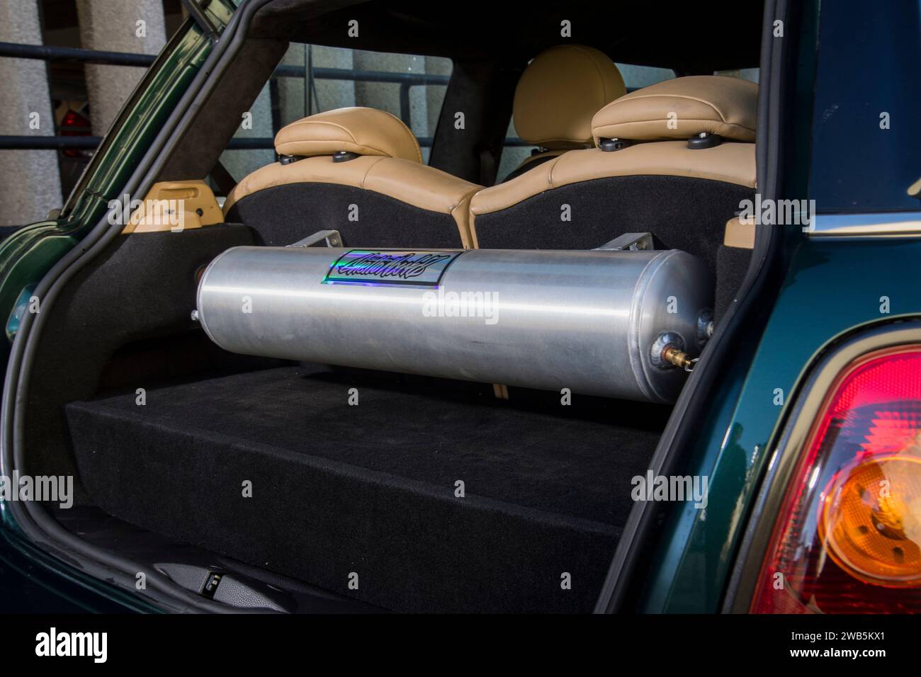 Modified and air bagged R53 Mini Cooper S Stock Photo - Alamy