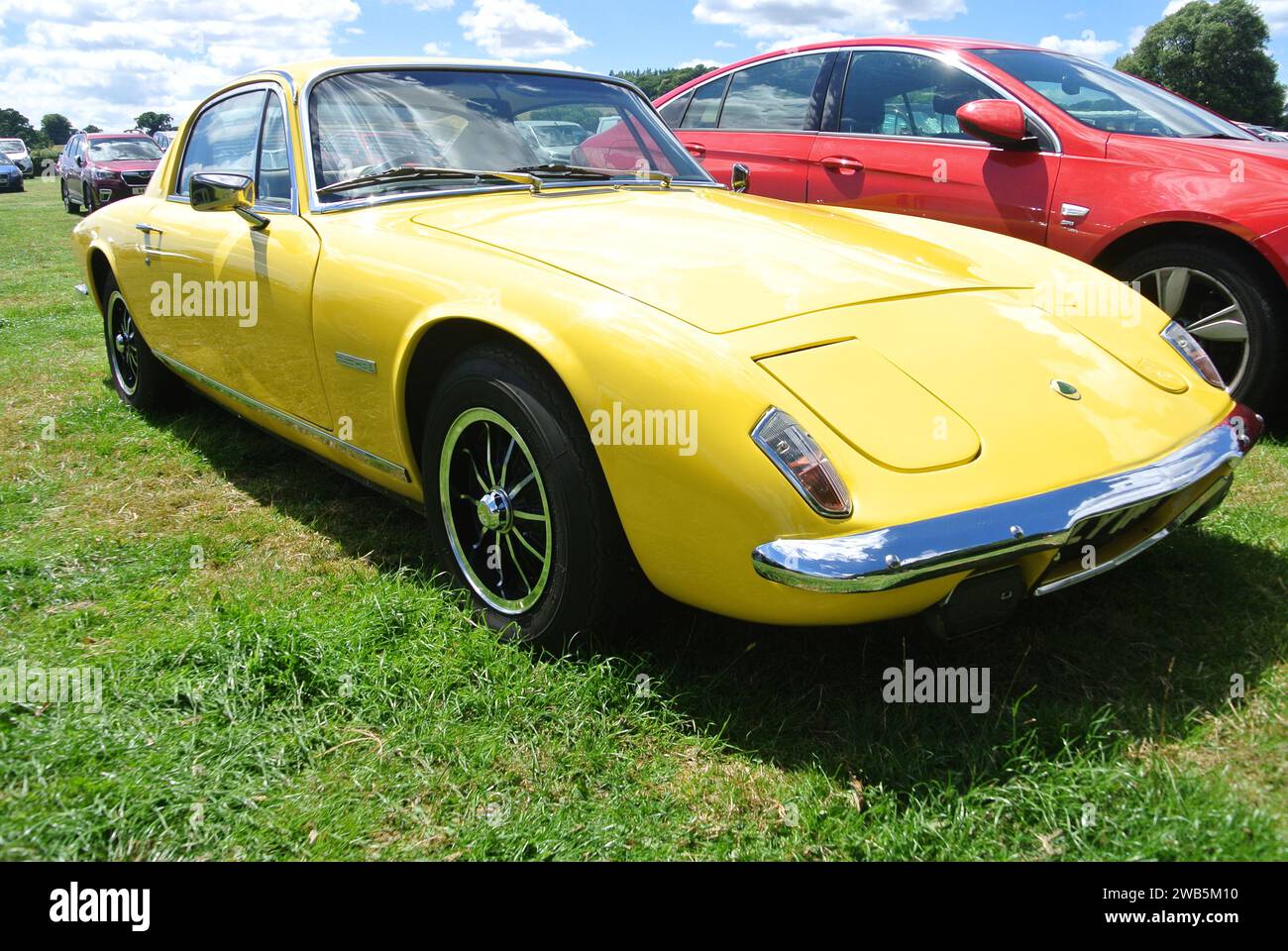 A 1974 Lotus Elan Mk 2 parked on display at the 47th Historic Vehicle ...